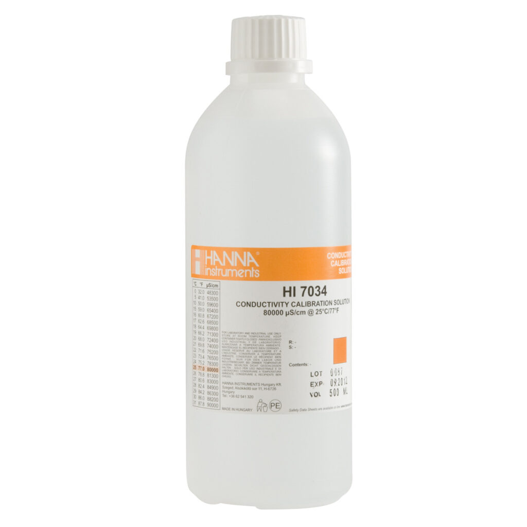 Jual 80000 µS/cm Conductivity Standard (500mL Bottle)