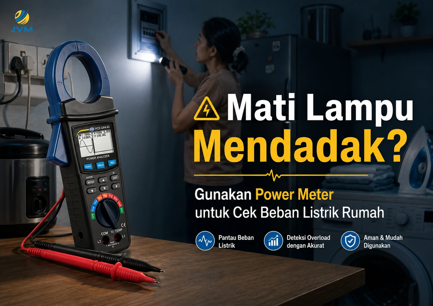 Mati Lampu Hari Ini? Cek Beban Listrik Rumah dengan Power Meter